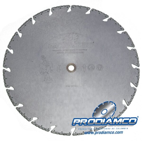 Disco Diamantado 14” segmentado Corte de Fibra de Vidrio - PRODIAMCO